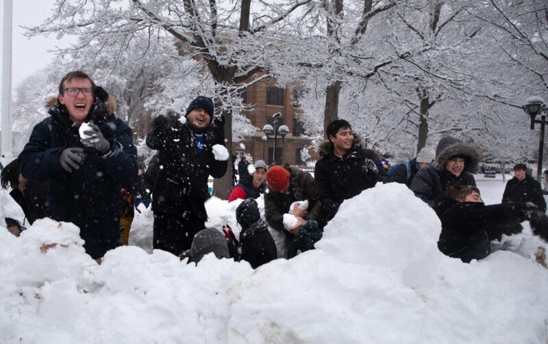 2023 Great U-M Snowball Fight - Michigan Engineering News
