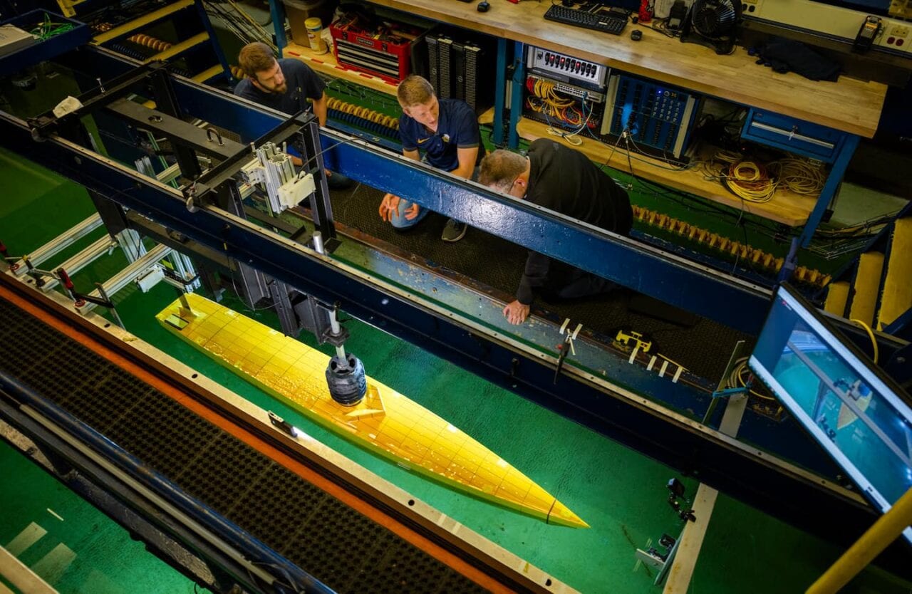 Stealthy ship hull cuts through waves like butter - Michigan ...